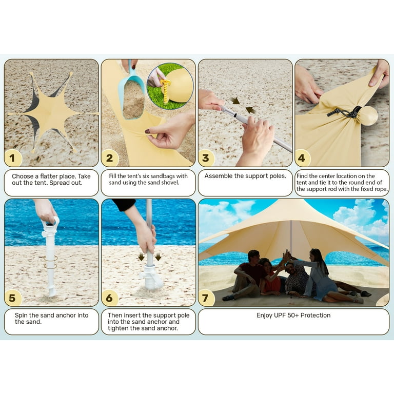 Diy Beach Sun Shade