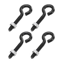 Uxcell 4 Pack Eye Bolts, M6 x 60mm 304 Stainless Steel Threaded EyeBolt ...