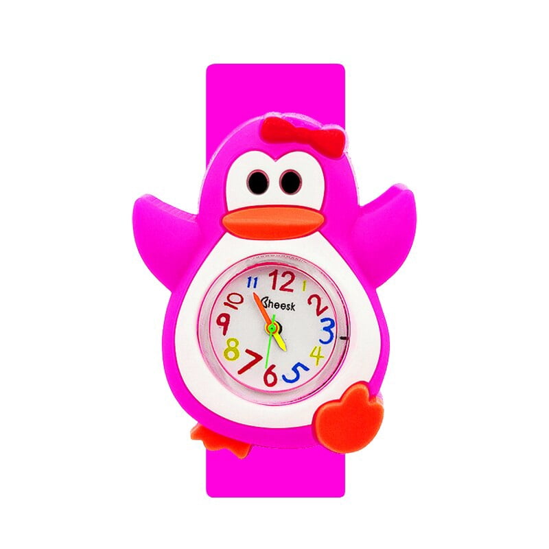 Reloj creativo Slap Pat Circle para niños, tiburón marino, pez ballena ...