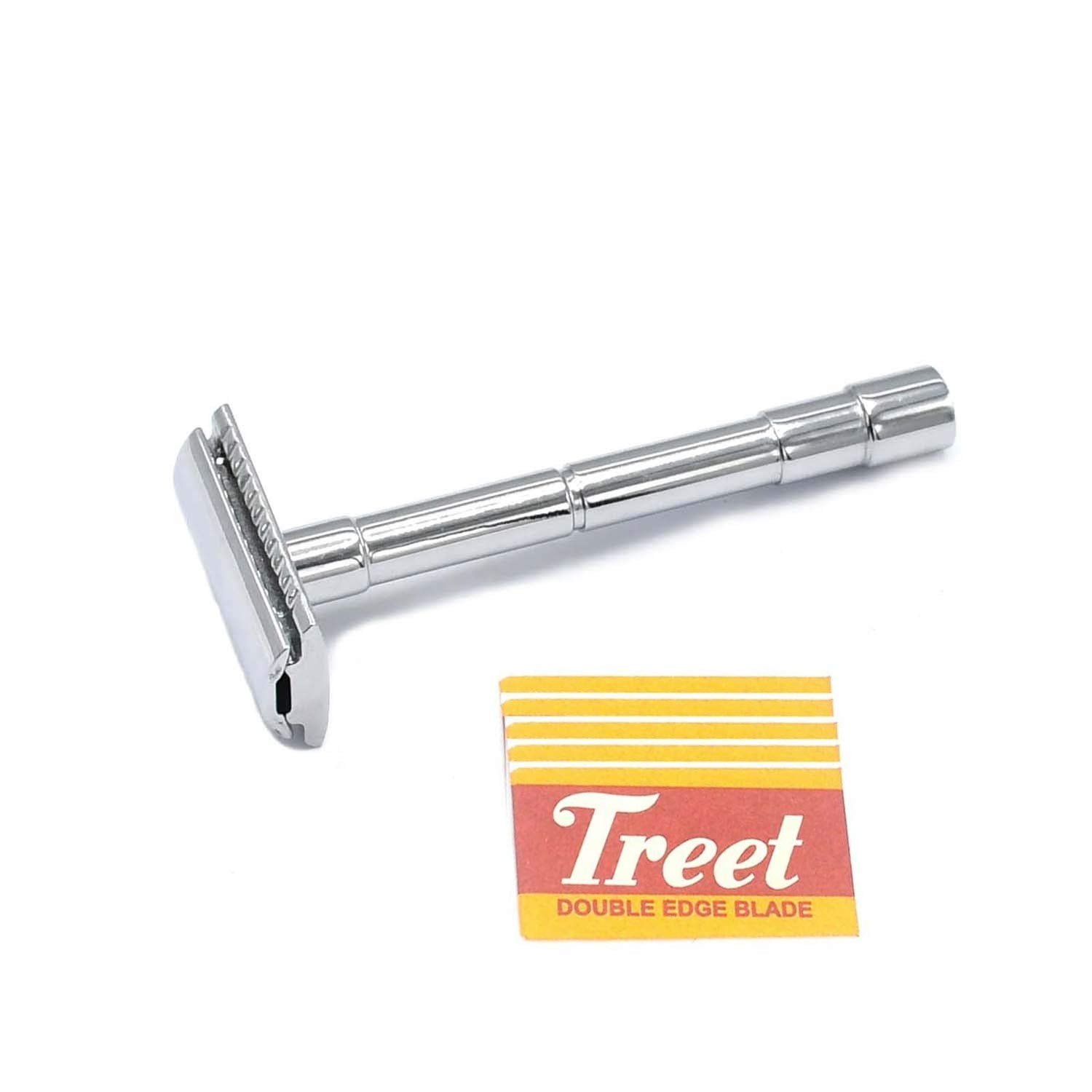 OdontoMed2011® Classic 3-Piece Razor Double Edge Safety Razor (BTS-306 ...