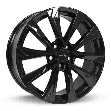 RTX Slate 17x8 6x139.7 ET25 CB106.1 Black Machined Wheel - Walmart.com