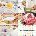 LotFancy 529 Pcs Cake Decorating Kit, Baking Supplies Set & Rotating ...