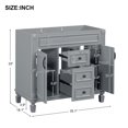 36" Bathroom Vanity without Top Sink, Modern Free Standing Single ...