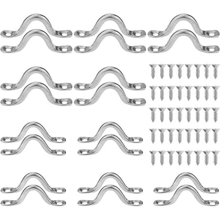 Lepai Kayak Deck Buckles 20 Pieces Kayak Deck Buckles Stainless Steel ...