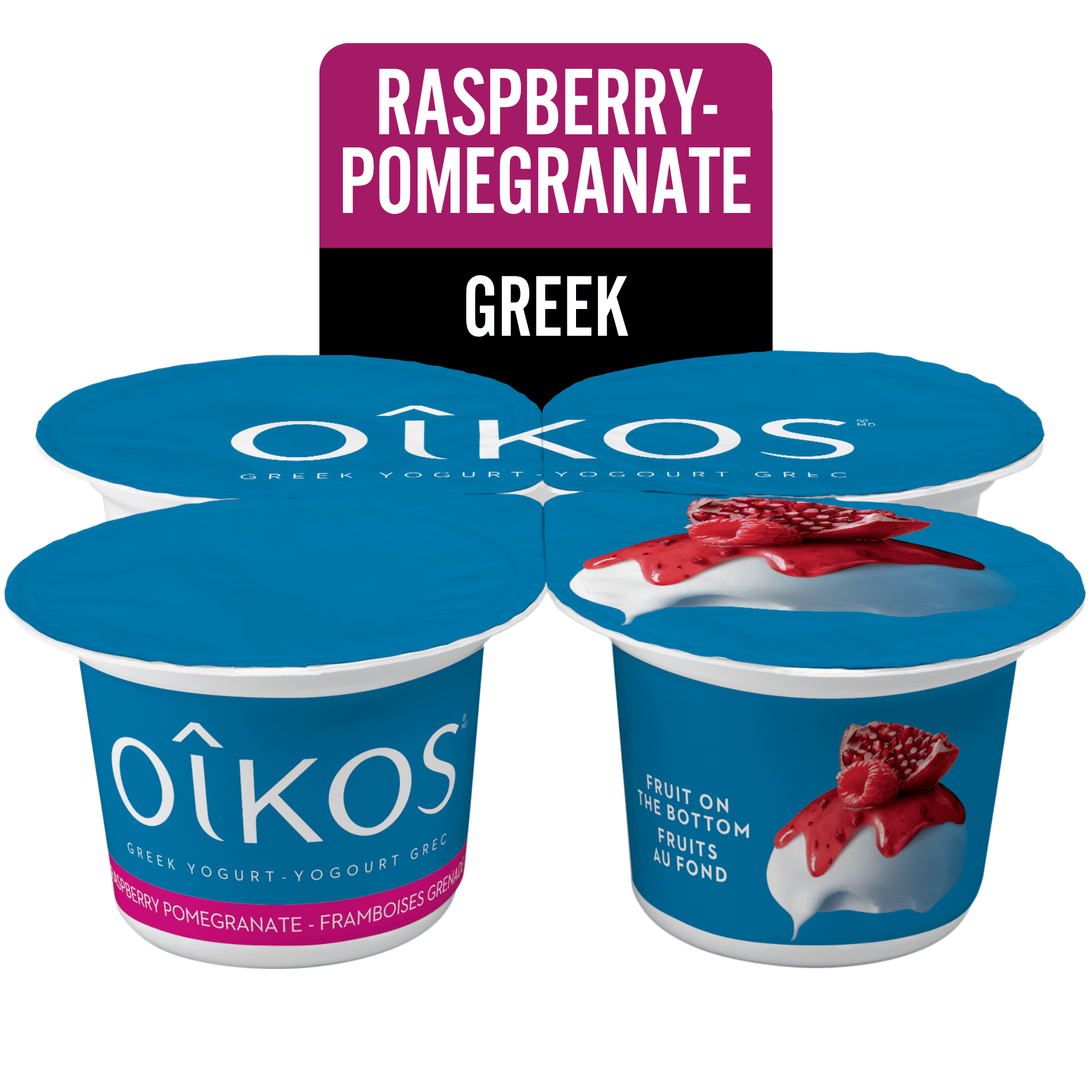 Click here for Oikos Greek Yogurt  Rasberry-Pomegranate  Fruit On... prices