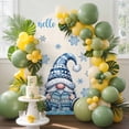 Blue Gnomes Christmas Arch Backdrop Cover 7.2x4 Ft, Spandex Wedding ...