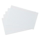 Pen+Gear Ruled Index Cards, 3" x 5", White, 100 Count - Walmart.com