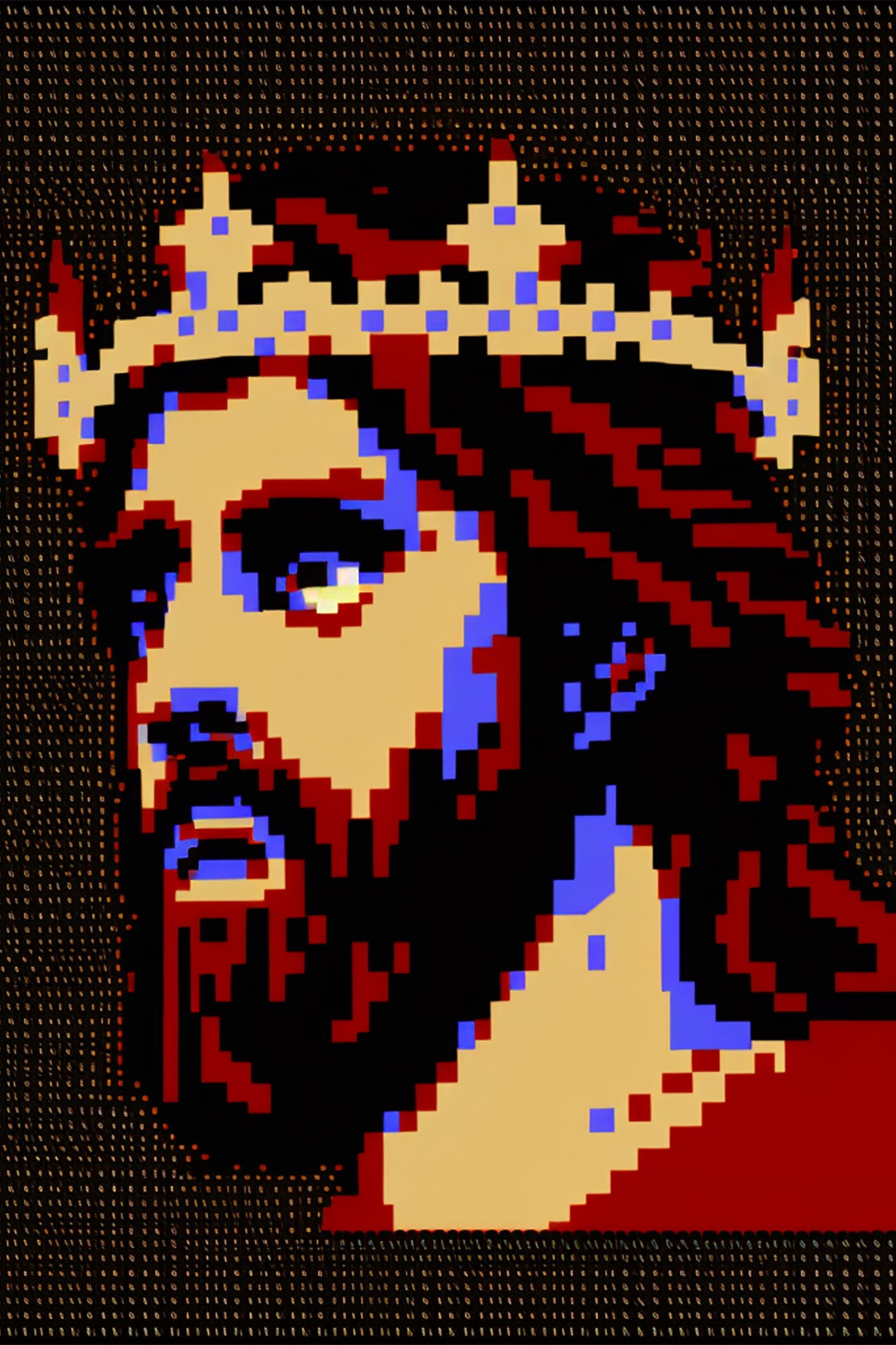 24x36 gallery poster, 8 bit Jesus Christ - Walmart.com