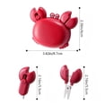 Crab Multifunctional Bottle Opener, 4 in 1 Magnetic Refrigerator Magnet ...