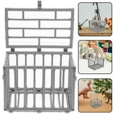 OUNONA 6 PCS Beast Fence Model Miniature Pit House Mini Cage Prop Mini ...