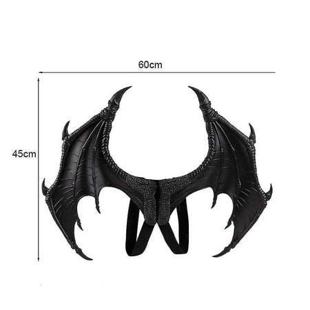 Ppiao Dragon Wings Bat Wing Halloween Mardi Gras Demon Costume Cosplay ...
