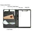 UNIONTAC Office Folder Padfolio Leather Portfolio Storage A4 Clipboard ...