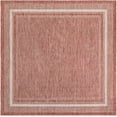 Unique Loom Outdoor Border Collection Area Rug - Soft Border (13' 1 ...