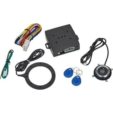 Car One Click Start Button Rocker Car Engine Start Stop StarterCover ...