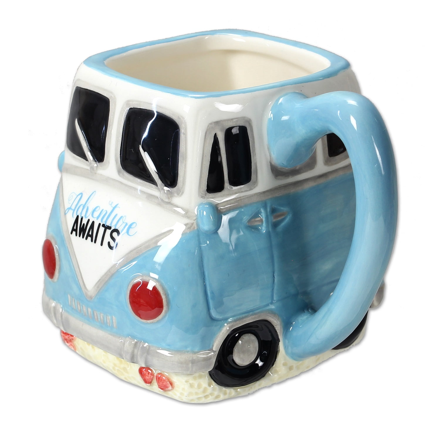 Blue Bus Wagon Coffee Mug Adventure Awaits Ceramic 22 Ounces - Walmart.com
