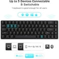 RK ROYAL KLUDGE RK68 Wireless Hot Swappable 65% Mechanical Keyboard, 68 ...