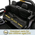 Xuanlur 24V 2 Seater Kids Ride on Car Truck, Ride on UTV W/ 2x200W ...