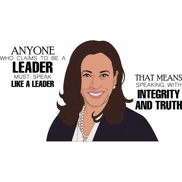 Vinly US Vice President Kamala Harris Inspirational Leader Quotes 22" x ...