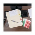 Universal Self-Adhesive Removable Color-Coding Labels, 3/4" dia, Red ...