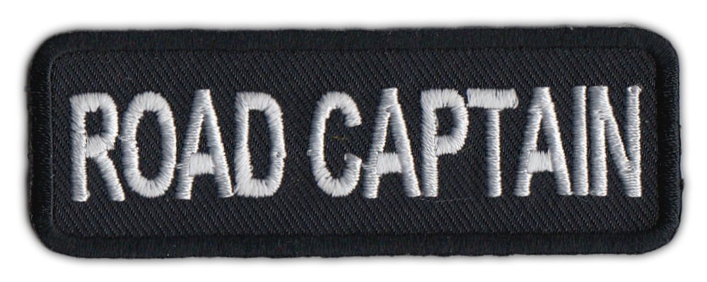 Motorcycle Biker Jacket/Vest Patch - Road Captain - Rank, Position ...