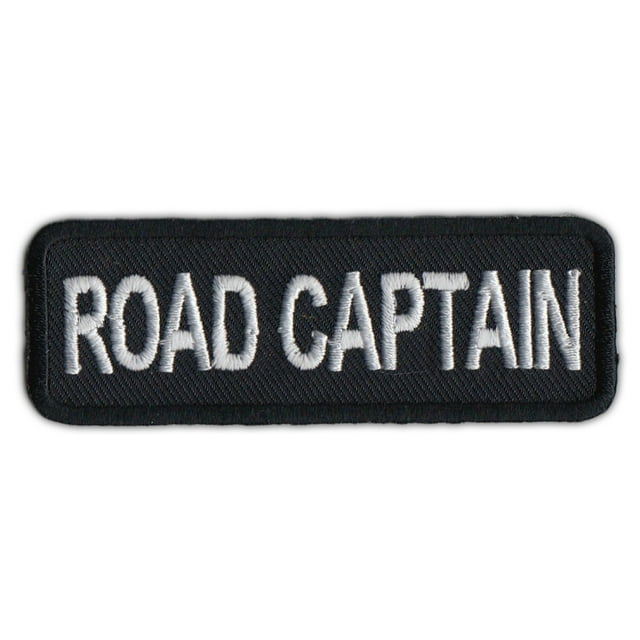 Motorcycle Biker Jacket/Vest Patch - Road Captain - Rank, Position ...