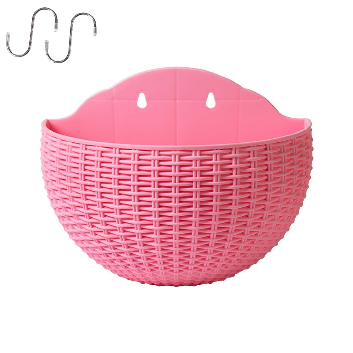 TRIANU Wall Hanging Planters for Indoor Plants, Plastic Hanging Flower ...