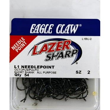 Lazer Sharp L2RUH-2 Octopus Long Shank Hook - Walmart.com