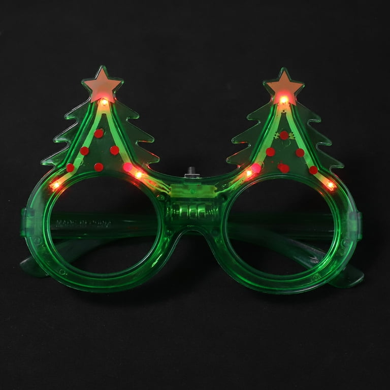 Flashing christmas glasses store
