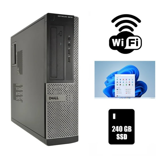 Restored Dell OptiPlex 3040 Micro Desktop Computer 16GB RAM 240GB SSD ...
