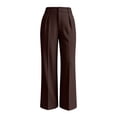 Maqroz Dress Pants for Women High Rise Straight Leg Trousers Elegant ...