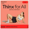 Thinx for All™ Women's Boyshort Period Underwear, Moderate Absorbency, Black - Walmart.com