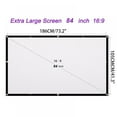 84" Projector Screen, Outdoor Projector Screen, Outdoor Movie Screen ...