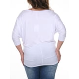 Women's Plus Size Dolman Top - Walmart.com