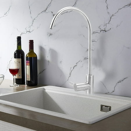 Water Tap, Wash Basin Faucet, Large Curved Quick Connect Faucet Kitchen ...