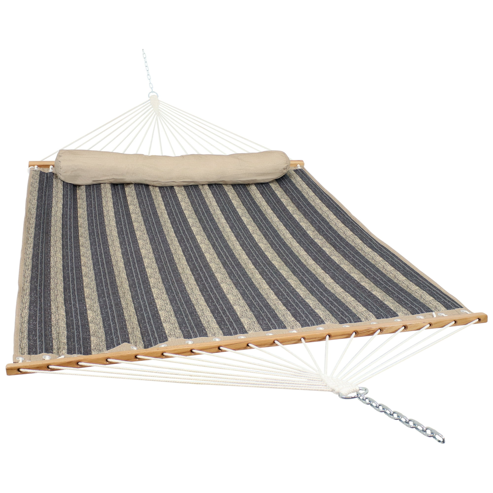 Click here for Sunnydaze Heavy-Duty Quilted Fabric Hammock Two-Pe... prices