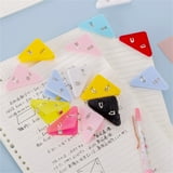 Corner Paper Clip,Triangle Book Page Corner Clips, Bookmark for Reading ...