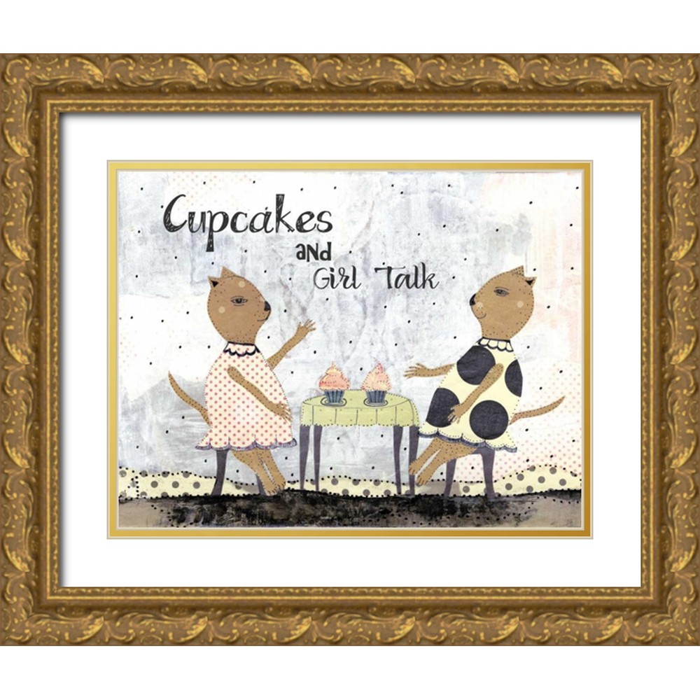 Ogren, Sarah 14x12 Gold Ornate Wood Framed with Double Matting Museum Art Print Titled ...