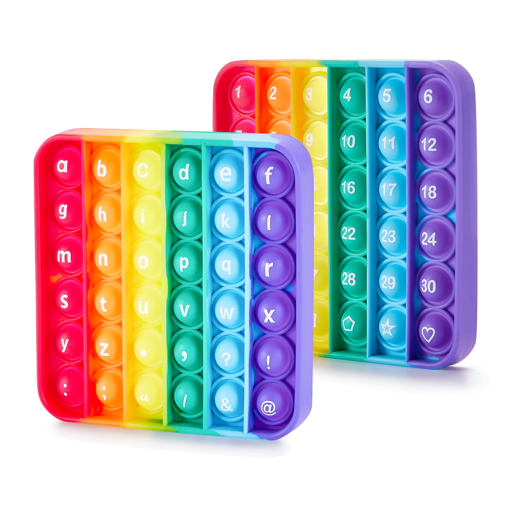 Juguetes Alfabeto Número Burbujas de Colores Juguetes Sensoriales para ...