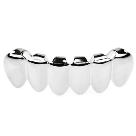 Best Grillz - Grillz Silver Tone Small Bottom Row Plain Bling Grill ...