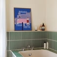 Affixzi Hippo Bathroom Art Print, Retro Dental Poster, Wall Decor, Fun ...