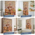 Bathroom Shower Curtain Farmhouse Cattle Cow Leaf Waterproof Shower ...
