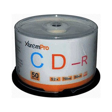Blank CD CD-RW 12X 700MB 80 Min Recordable CD 10 Pack Storage Media in ...