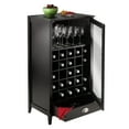 Winsome Wood Bordeaux 25-Bottle Modular Wine Cabinet, Espresso Finish ...