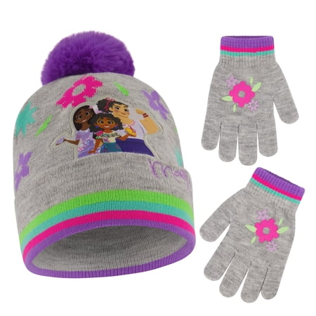 Disney Girls Toddler Winter Hat And Mittens Set Ages 2-4 Or Encanto Hat ...