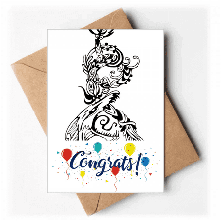 Chinese Dragon Bird Animal Wedding Cards Congratulations Greeting ...