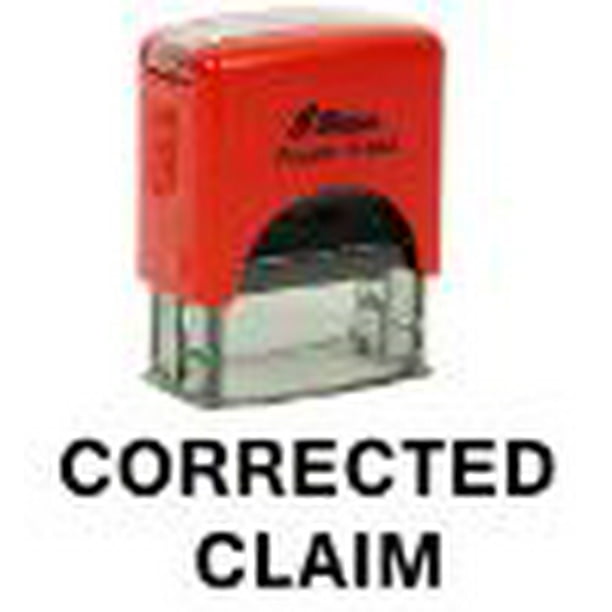 Printtoo Corrected Claim Self Inking Rubber Stamp Pre,Inked Office ...