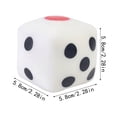 Soft Dice Squeeze Toy 2.3 Inch, Slow Rising Sensory Fidget Squishies ...