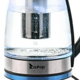 Ktaxon Electric Glass Kettle with 7 LED Lights, 1.8L, Auto Shut-Off ...