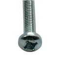 Rok 50-Pack #8-32 2-1/2" Screw, Pan Head Combined Phillips/Square Drive ...