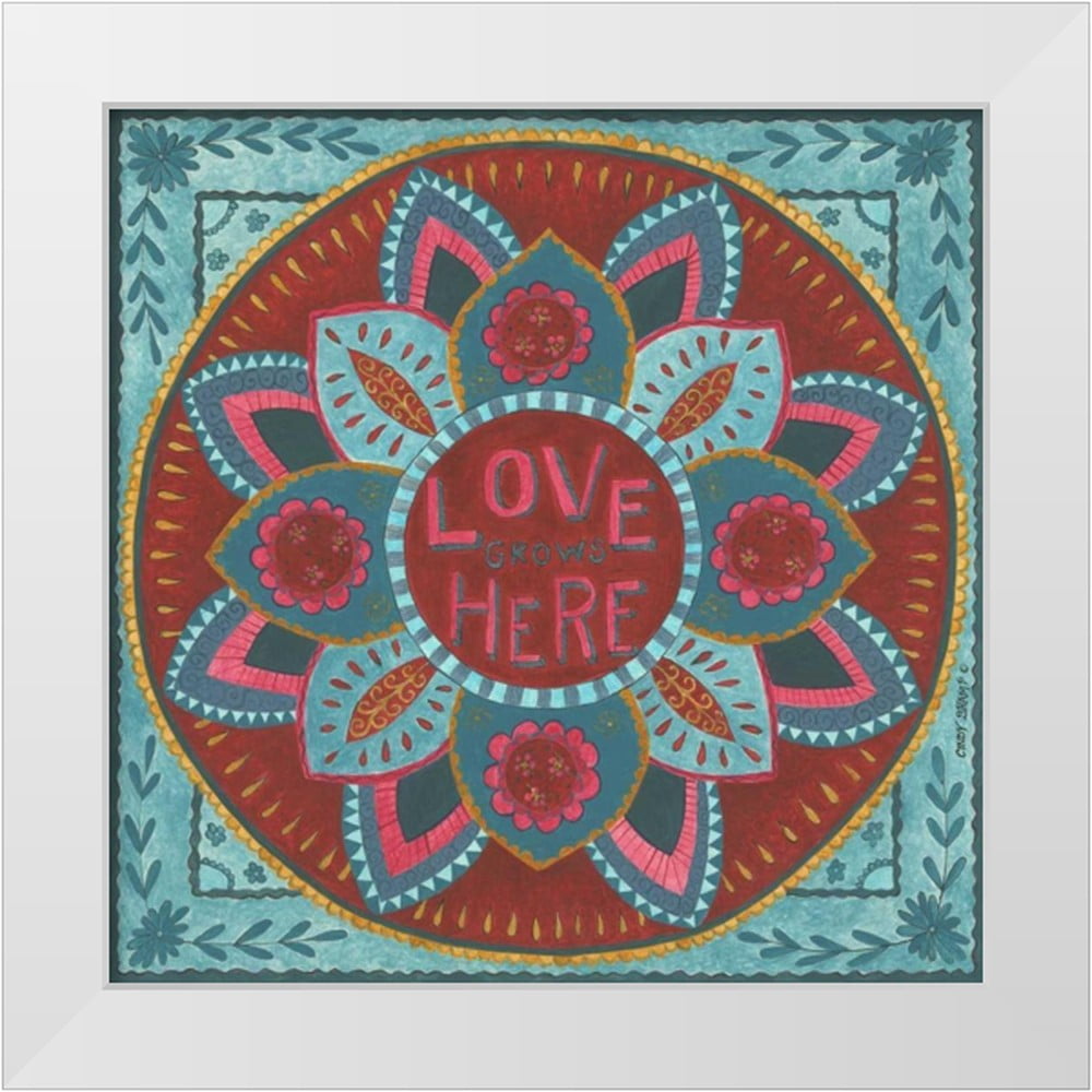 Shamp, Cindy 15x15 White Modern Wood Framed Museum Art Print Titled ...